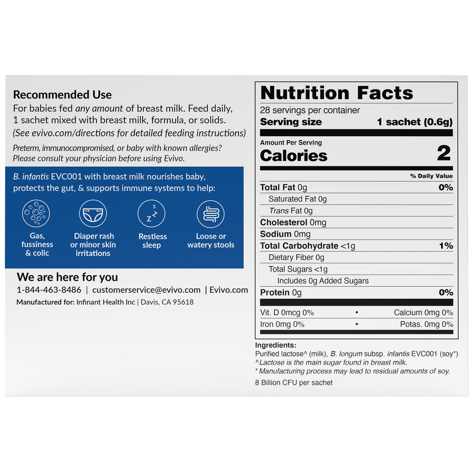 Infant Probiotic Powder | Bifidobacterium Infantis Powder – Evivo