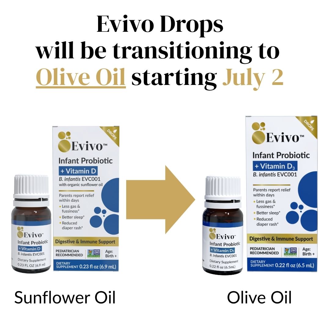 Evivo Probiotic Drops + Vitamin D